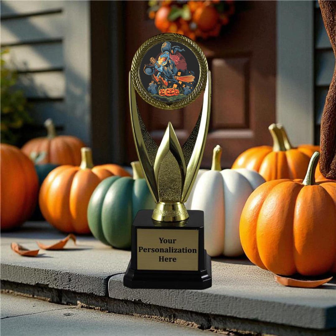 Wicked Witch Halloween Trophy: Costume Contest Award, Spooky Party ...