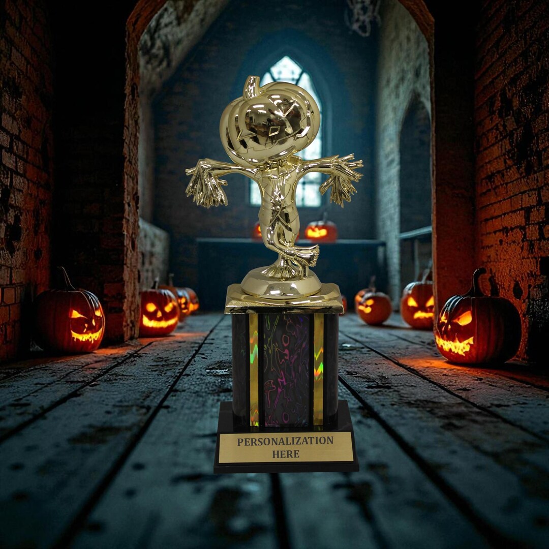 Engraved Halloween Costume Trophy: Spooky Party Prize - Etsy