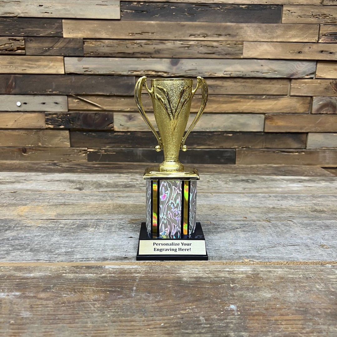 Victory Cup Column Trophy | Victory Award Free Engraving | Generic Gift ...