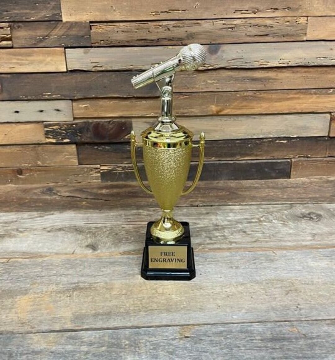Microphone Cup Trophy - Etsy