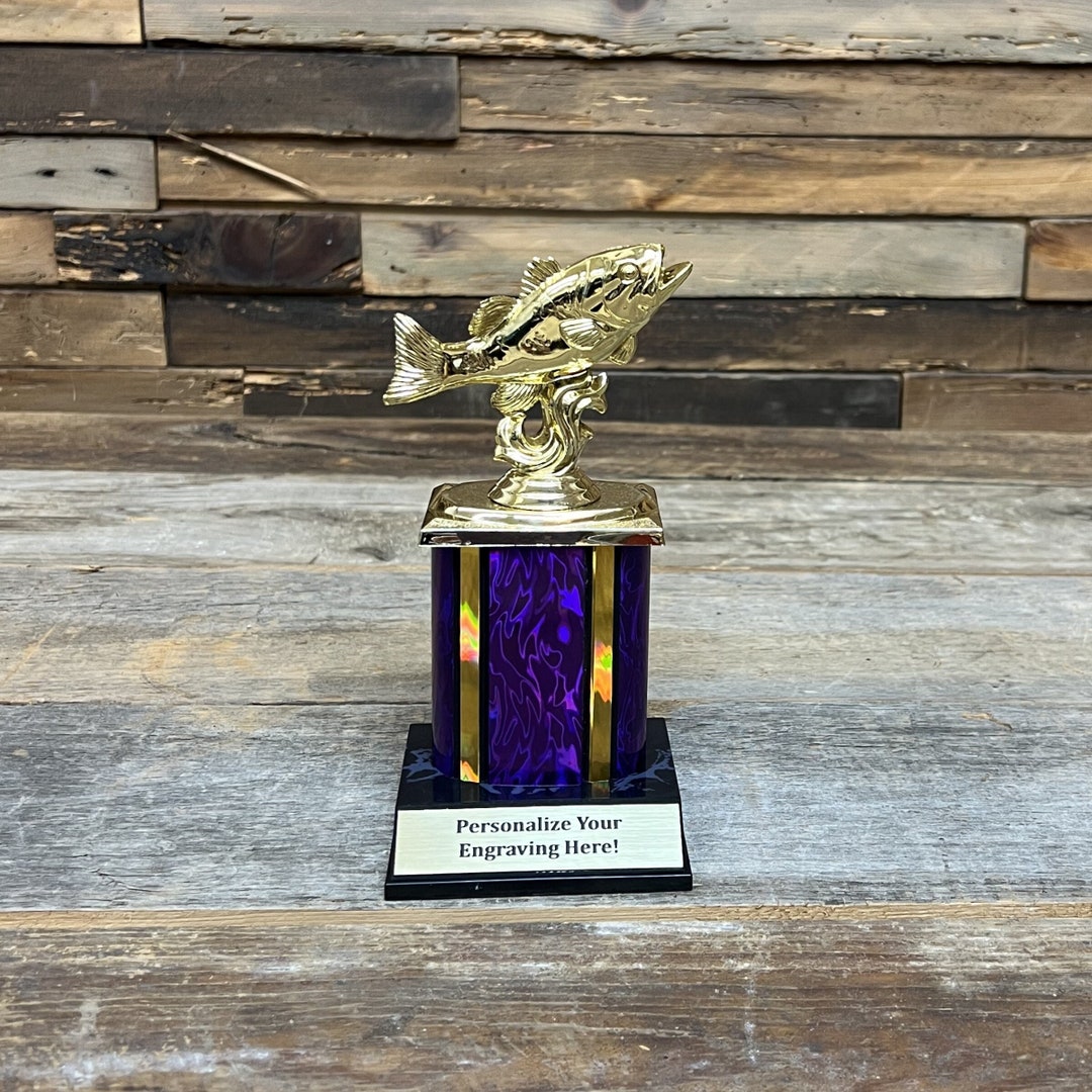 Master Baiter Column Trophy Big Bass Award - Etsy