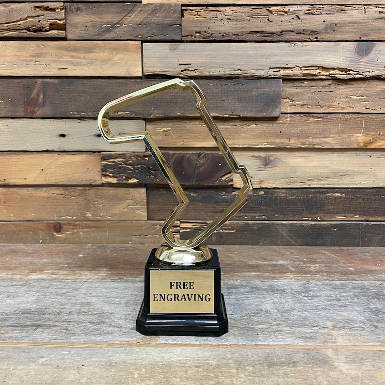 Level Up! Video Game Controller Trophy | Personalized Fun Gaming Trophy ...
