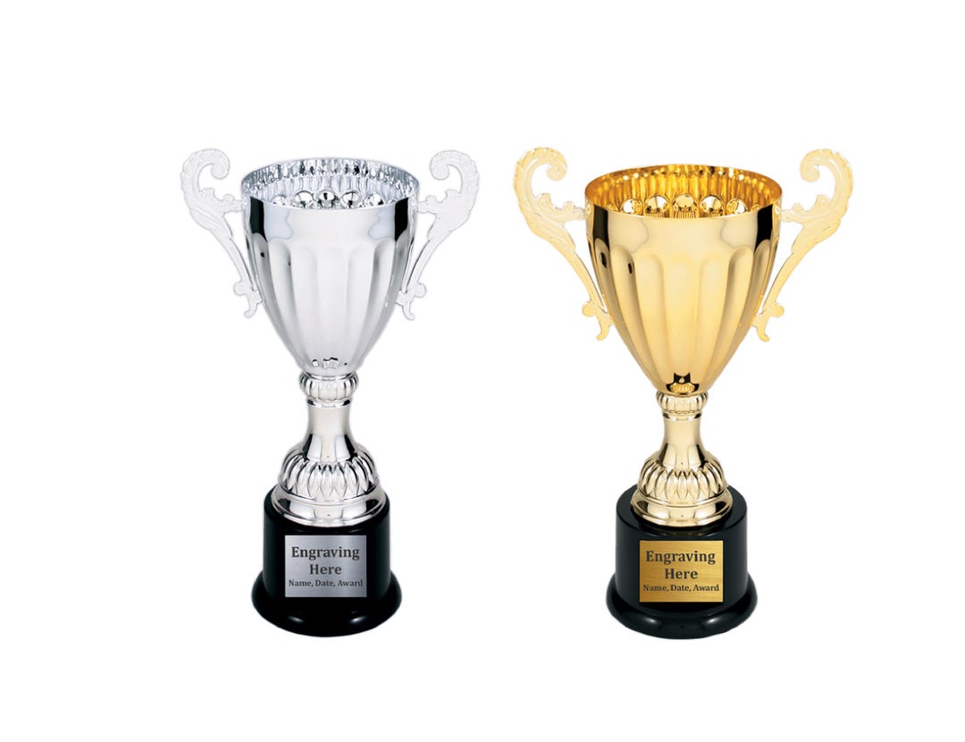 Personalized Victory Cup Trophy: Gold or Silver Engraved Award - Etsy