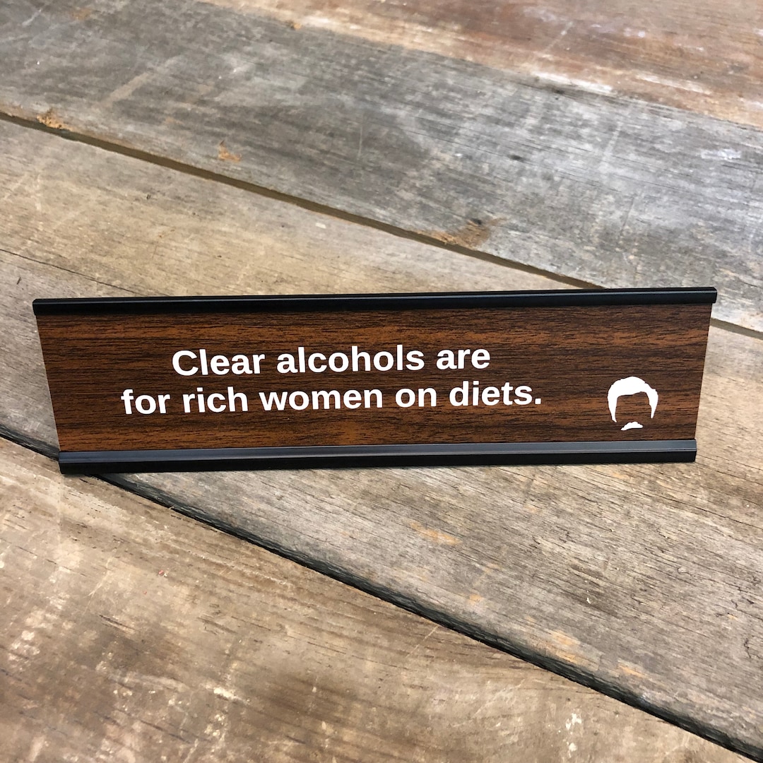Ron Swanson Desk Sign: Funny Boss Gag Gift - Etsy