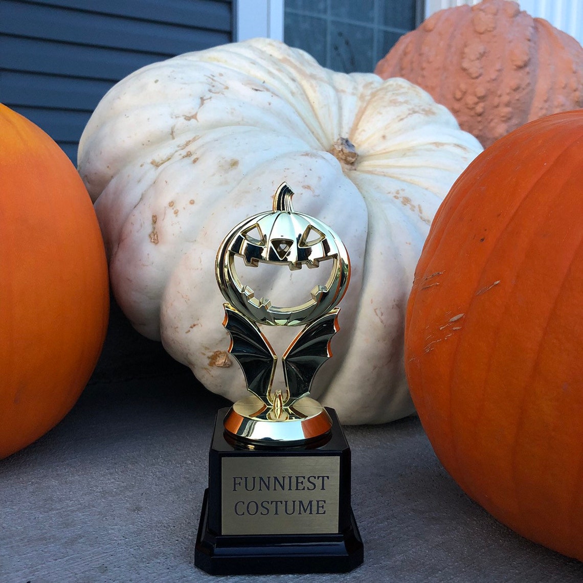 Halloween Trophy Costume Party Prize Free Engraving Halloween | Etsy