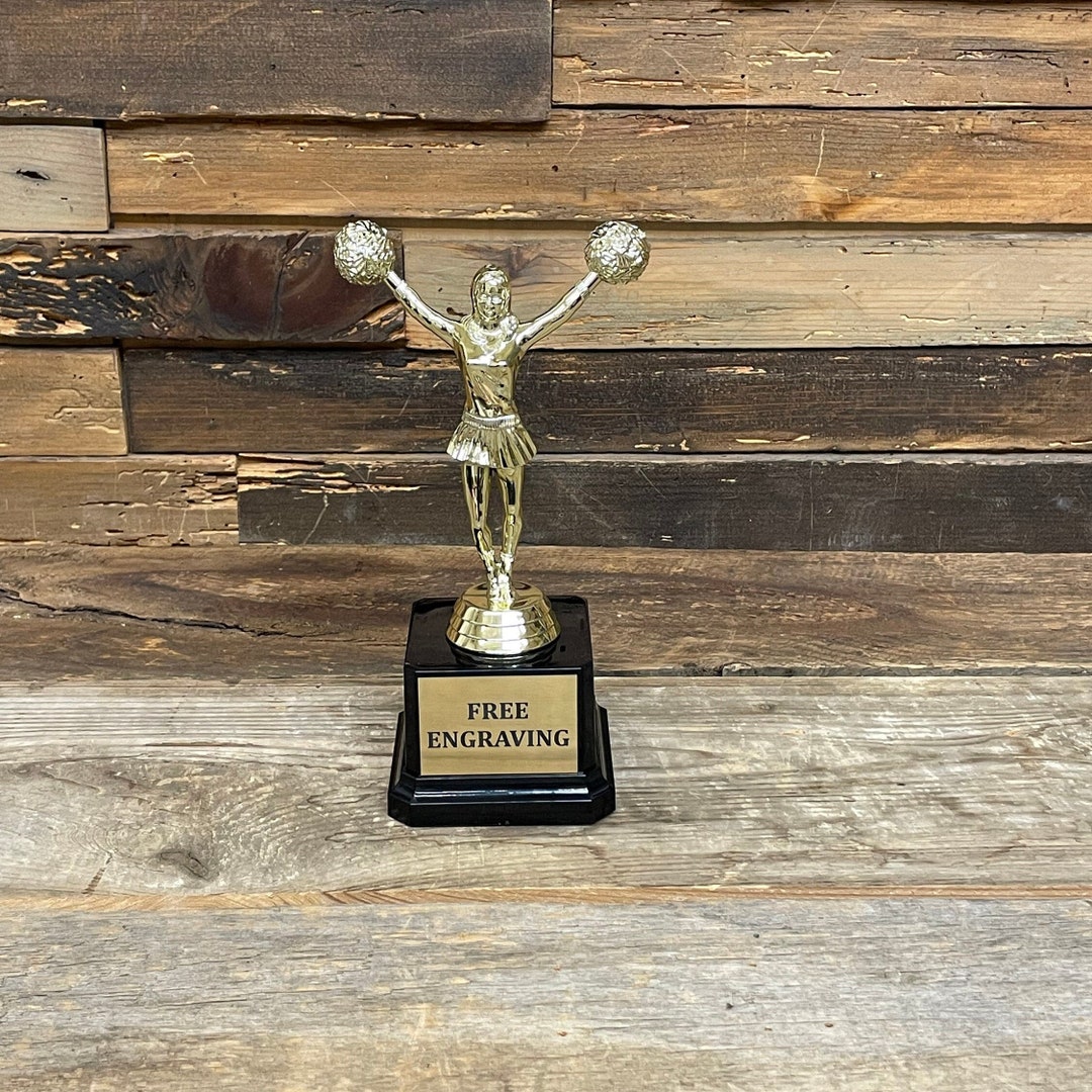 Cheerleading Trophy | Personalized Cheer Award for Teams and Champions ...