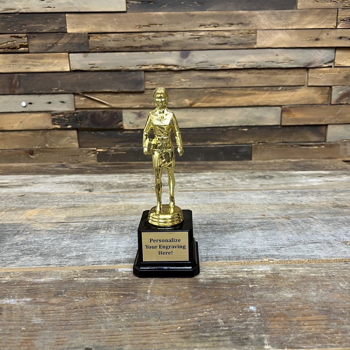 Female Dundie Award Trophy the Office TV Show Best Saleswoman - Etsy