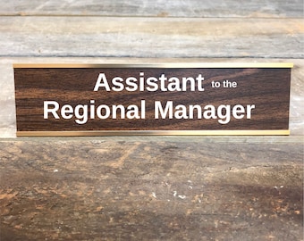 Custom Engraved Desk Name Plate Funny Desk Sign Boss Gag Gift Office ...