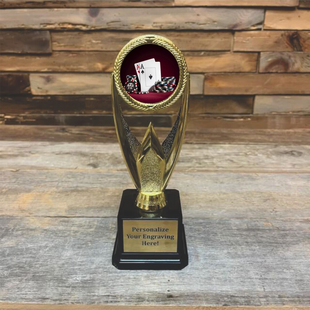 Royal Flush Trophy Bad Beat Award - Etsy