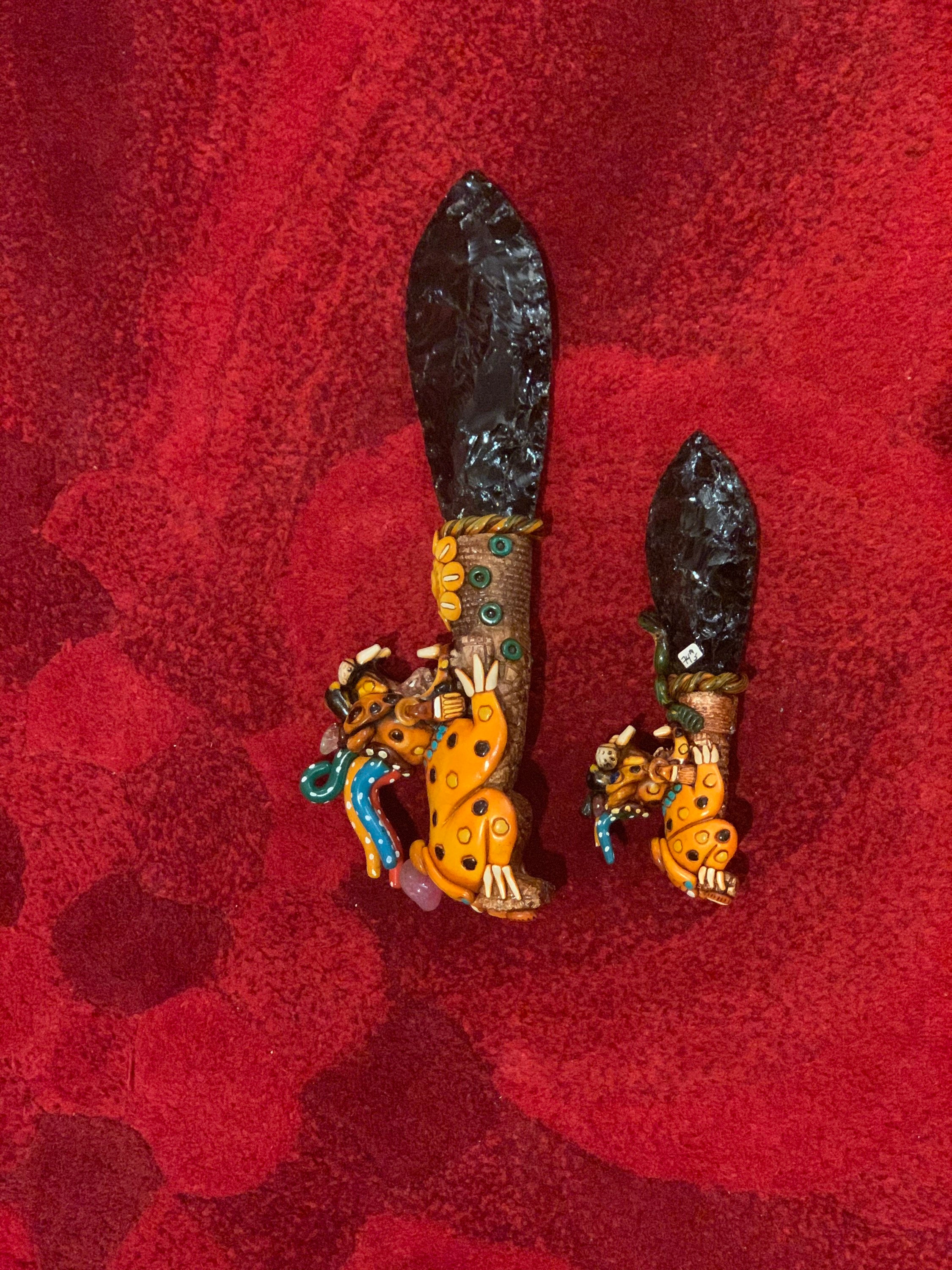 Aztec Sacrificial Knife Tattoo