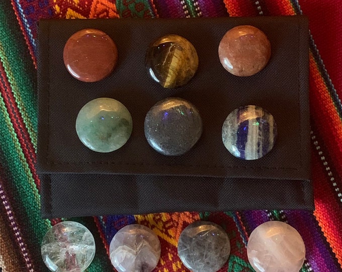 Chakra Disks 10-piece Set With Carrier - Etsy
