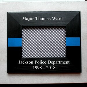 Personalized Police Picture Frame, Police Officer Gifts, Police ...