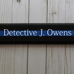 Police Officer Desk Name Plate, Police Officer Gifts, Police Promotion ...