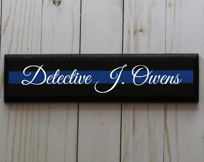 Police Name Plate - Etsy