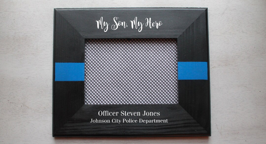 Personalized Police Officer Gifts, Personalized Police Picture Frame ...