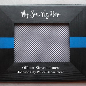 Personalized Police Officer Gifts, Personalized Police Picture Frame ...