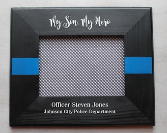 Personalized Police Picture Frame Police Officer Gifts | Etsy