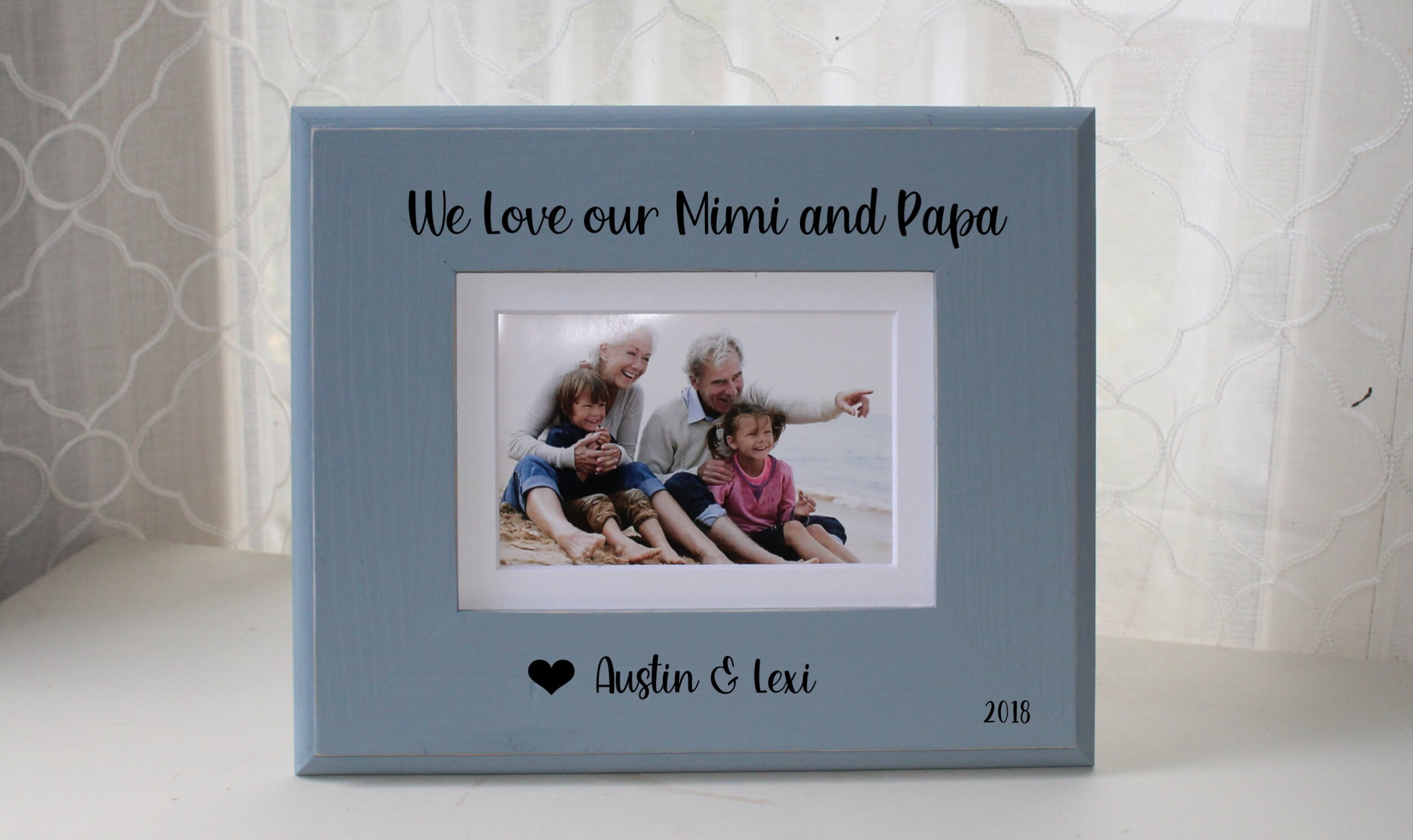Personalized Grandparents Picture Frame Grandparents Gift - Etsy