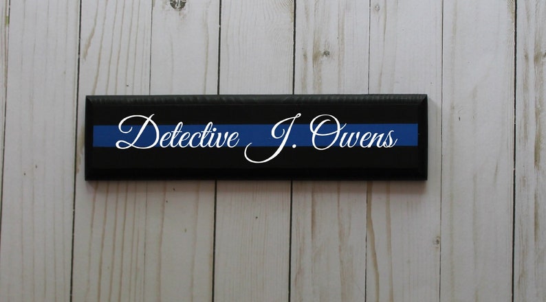 Police Officer Desk Name Plate Police Officer Gifts Police - Etsy