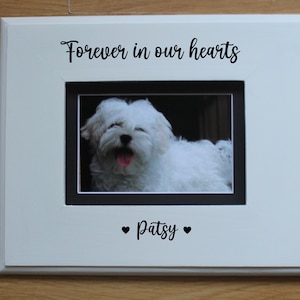 Pet Memorial Frame Personalized, Pet Memorial Frame, Pet Loss Gift, Dog ...