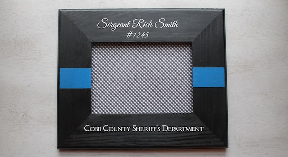 Personalized Police Picture Frame Police Officer Gifts - Etsy