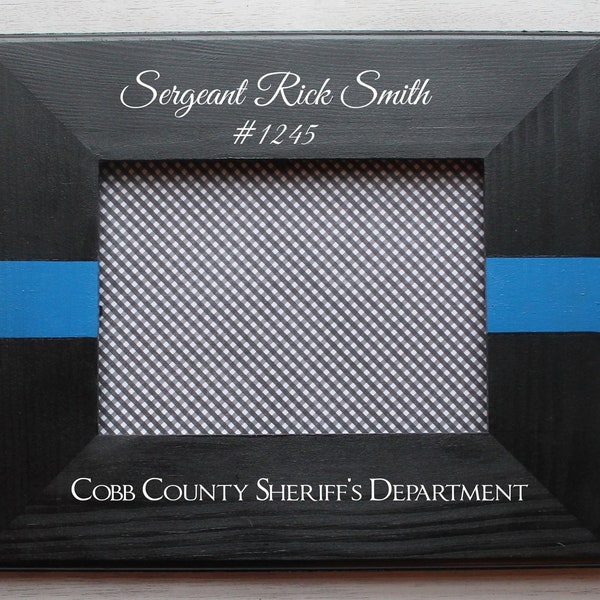 Thin Blue Line Decor - Etsy