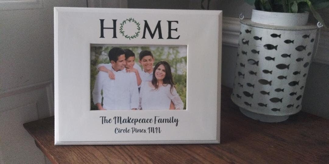 Personalized New Home Gift, Housewarming Gift, New Home Picture Frame ...