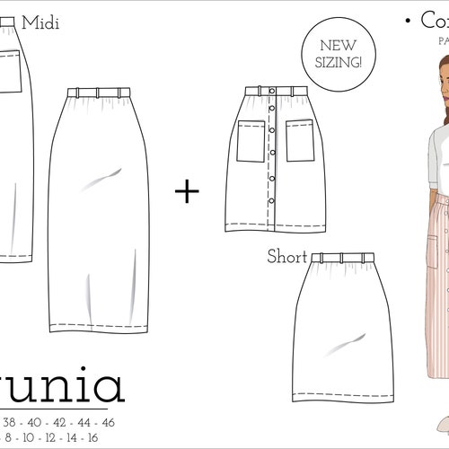 Princess Seam Long Dress PDF Sewing Pattern Sizes 4-16 EU - Etsy