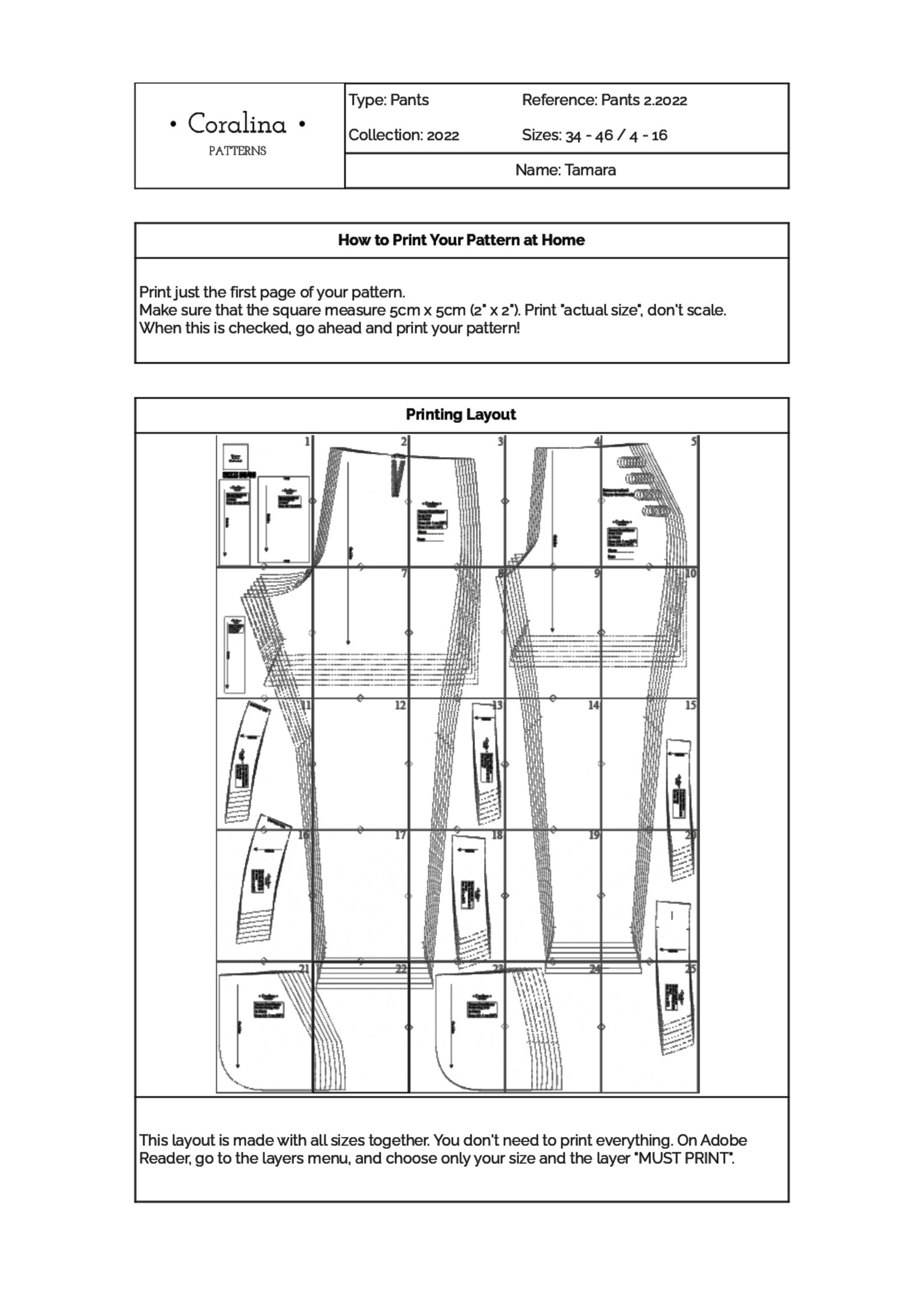 Tapered Dress Pants PDF Sewing Pattern Trousers With Pockets - Etsy