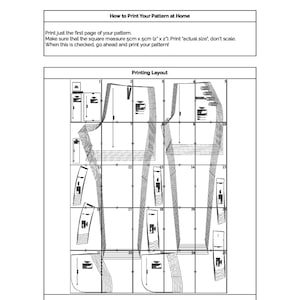 Tapered Dress Pants PDF Sewing Pattern Trousers With Pockets - Etsy