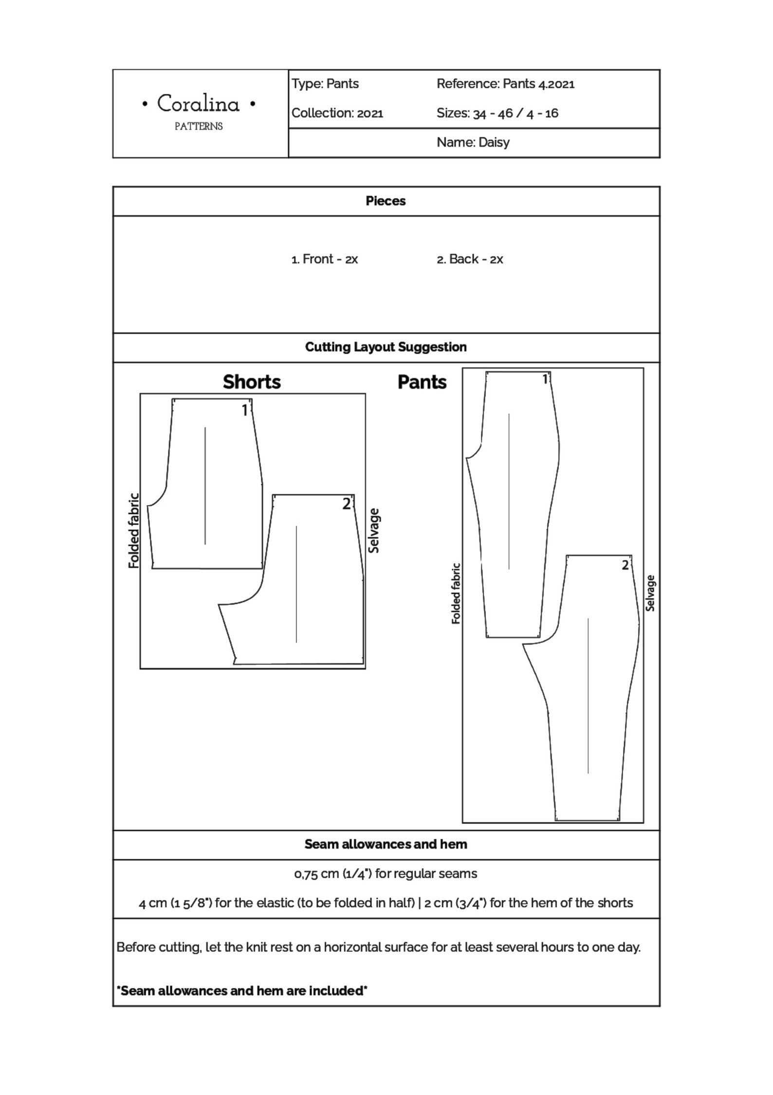 High Waist Sweatpants PDF Sewing Pattern Track Pants and - Etsy