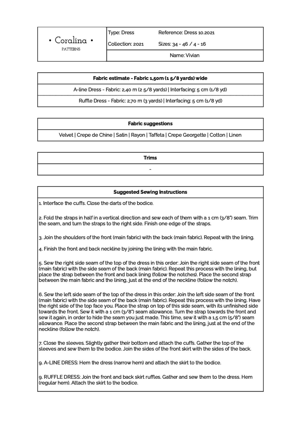 Wrap Dress PDF Sewing Pattern Ruffle Wrap Dress Pattern - Etsy