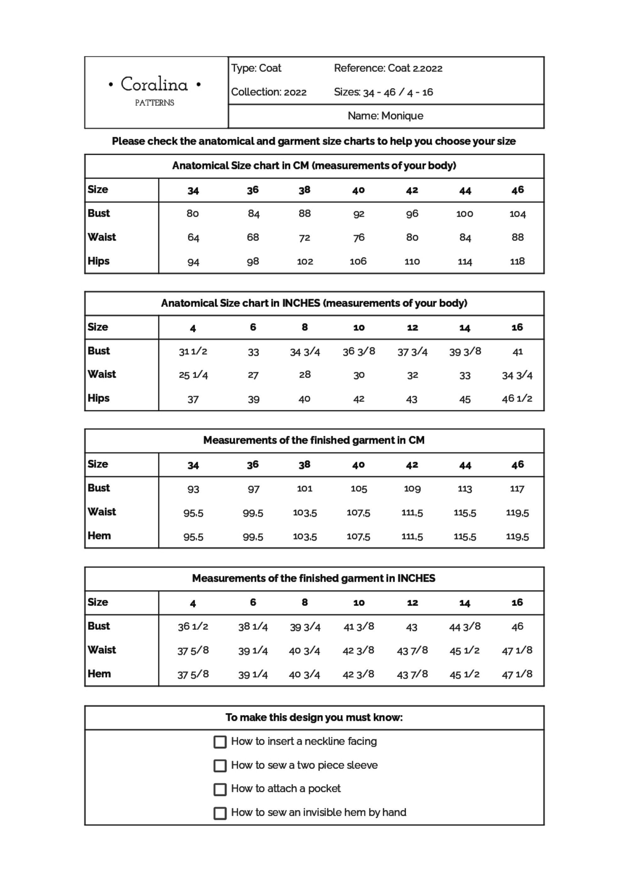 Tweed Jacket PDF Sewing Pattern Boxy Jacket Pattern Sizes - Etsy UK