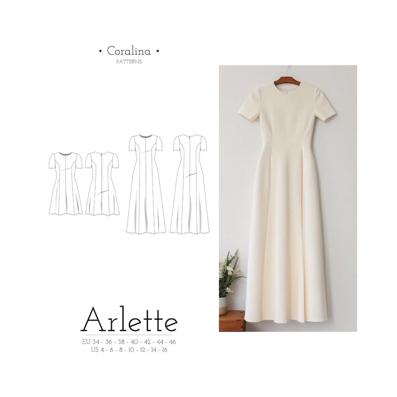 Panel Dress Pattern - Etsy