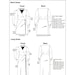 Long Sleeve Wrap Dress Sewing Pattern | Formal Gown | Sizes 4-16 (EU 34 ...