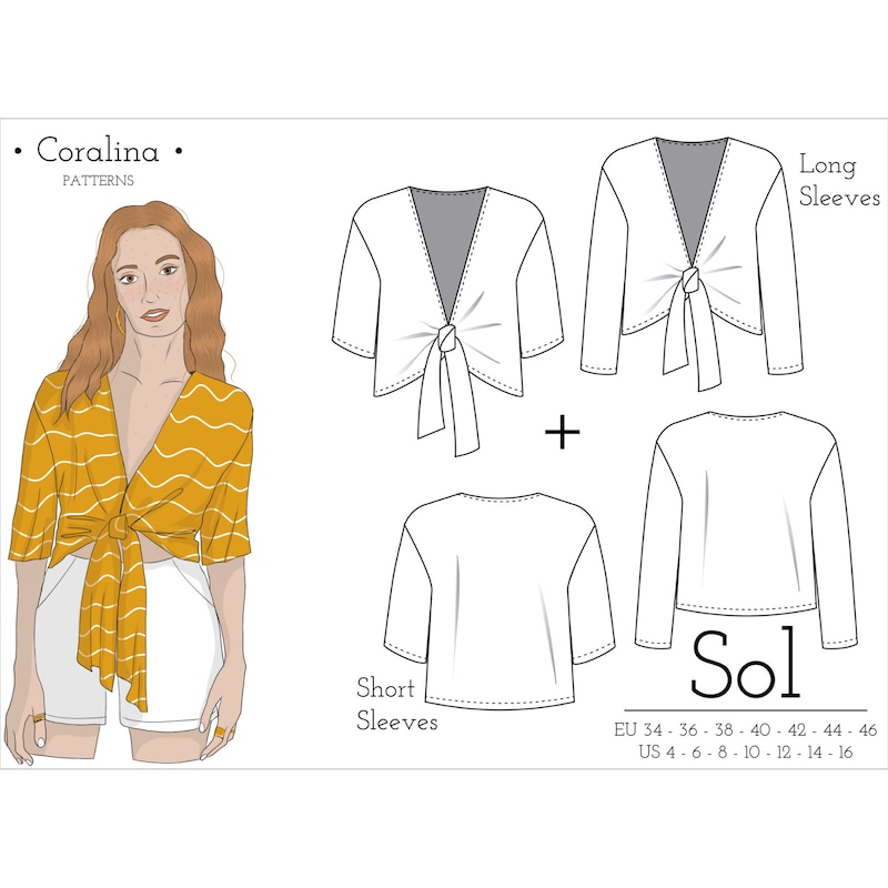 Tie Front Top - Etsy