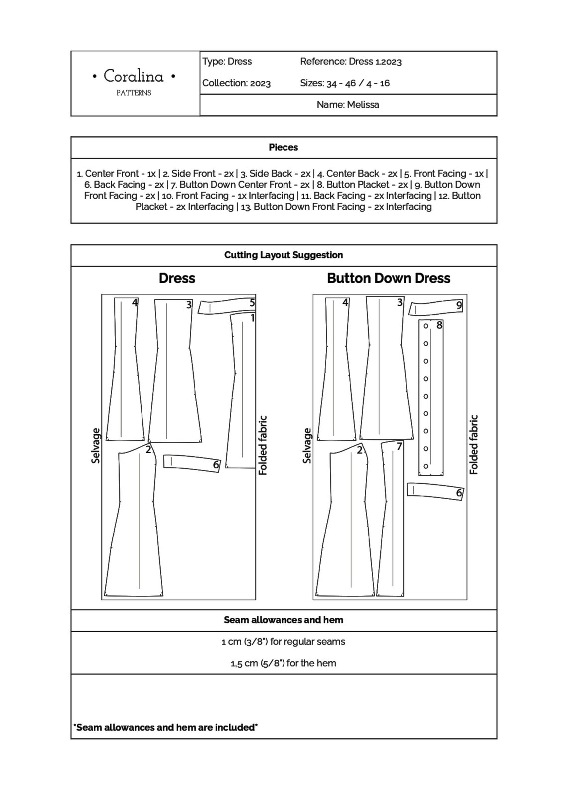 Strapless Mini Dress PDF Sewing Pattern | Button Down Dress Pattern ...
