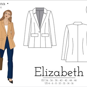 Simple Blazer + Dress Pants PDF Sewing Patterns | Pattern Bundle ...
