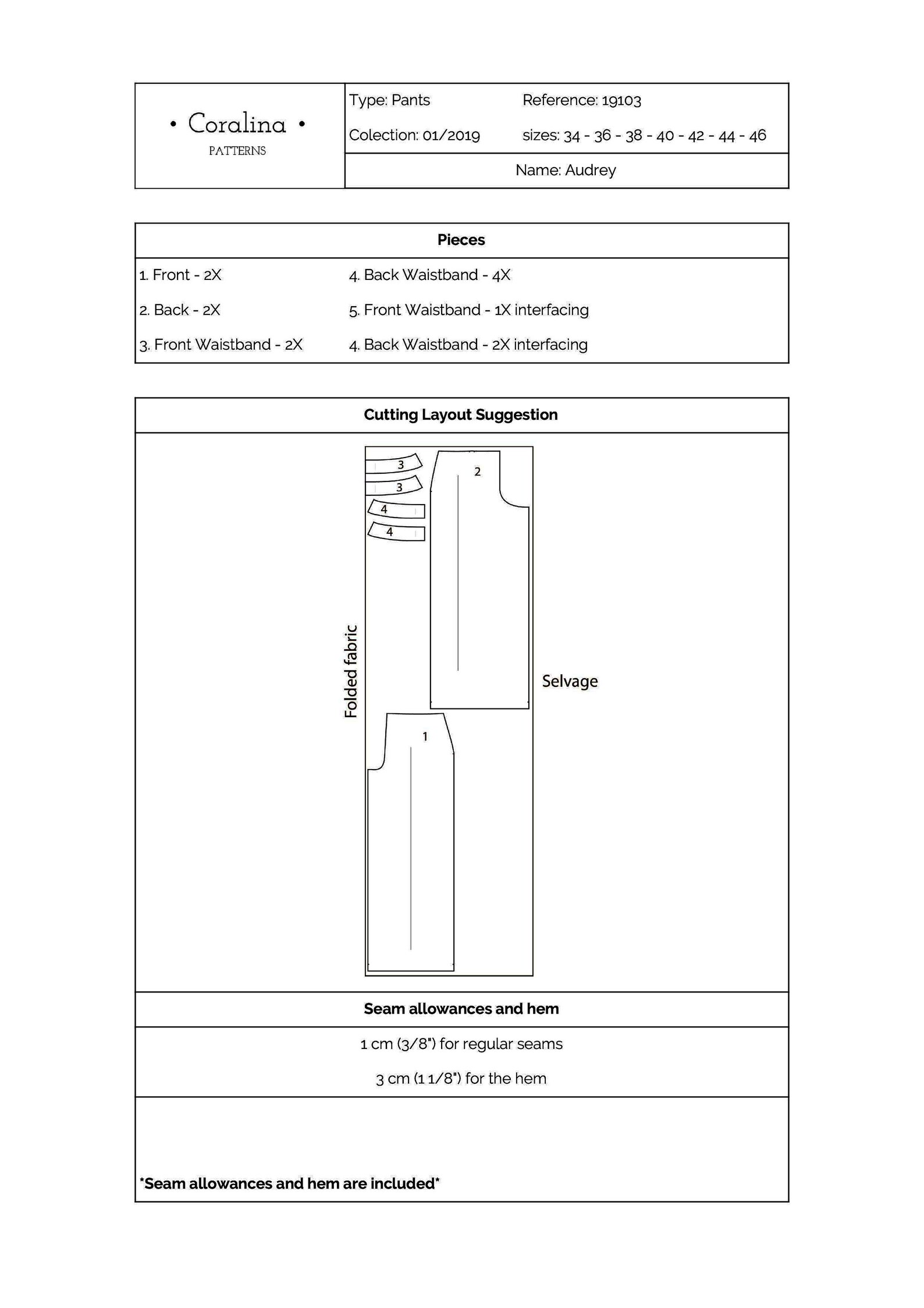 Wide-leg Pants PDF Sewing Pattern Palazzo Trousers Sizes - Etsy Canada