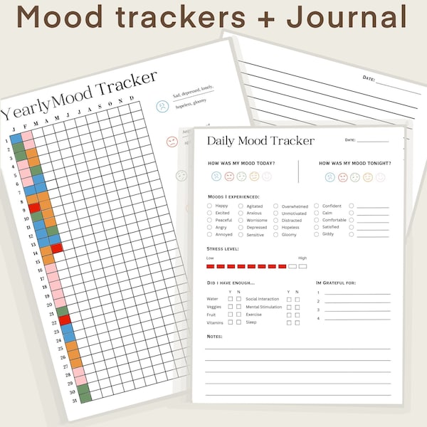 Mood Tracker - Etsy