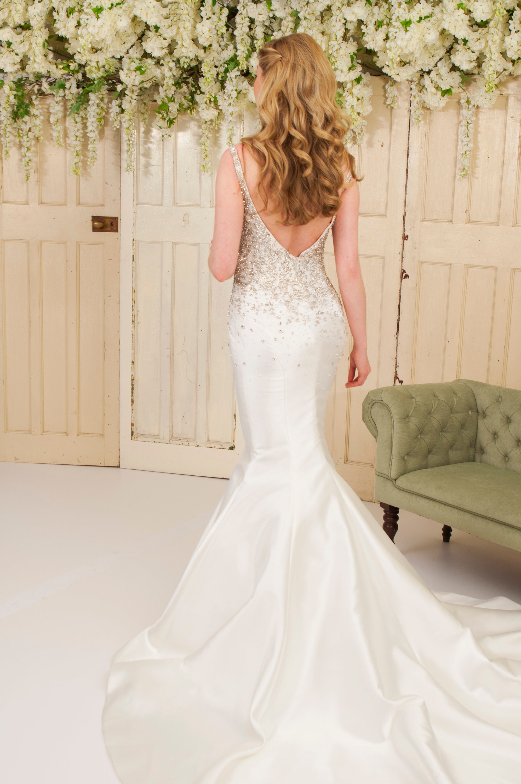 Grace Philips Original Selina Full Diamante Fishtail Wedding - Etsy