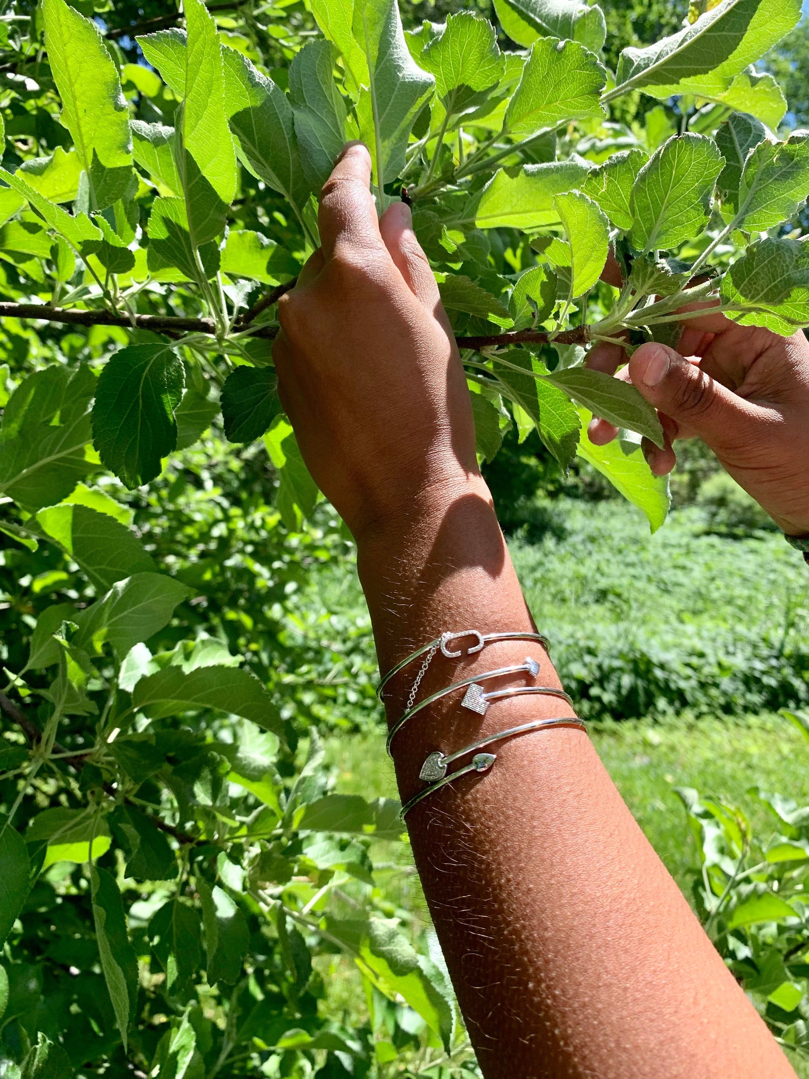 Celia C Lariat Cuff in Sterling Silver | Etsy
