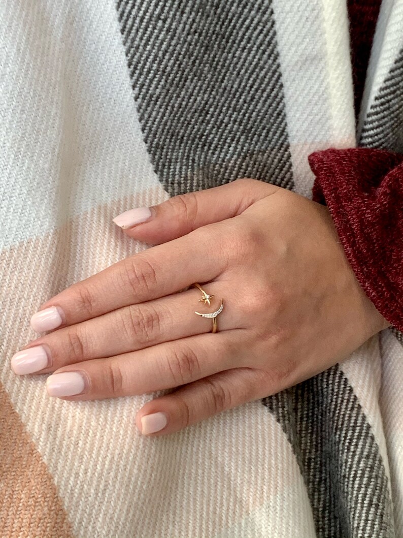 Starlit Ring in Sterling Silver - Etsy