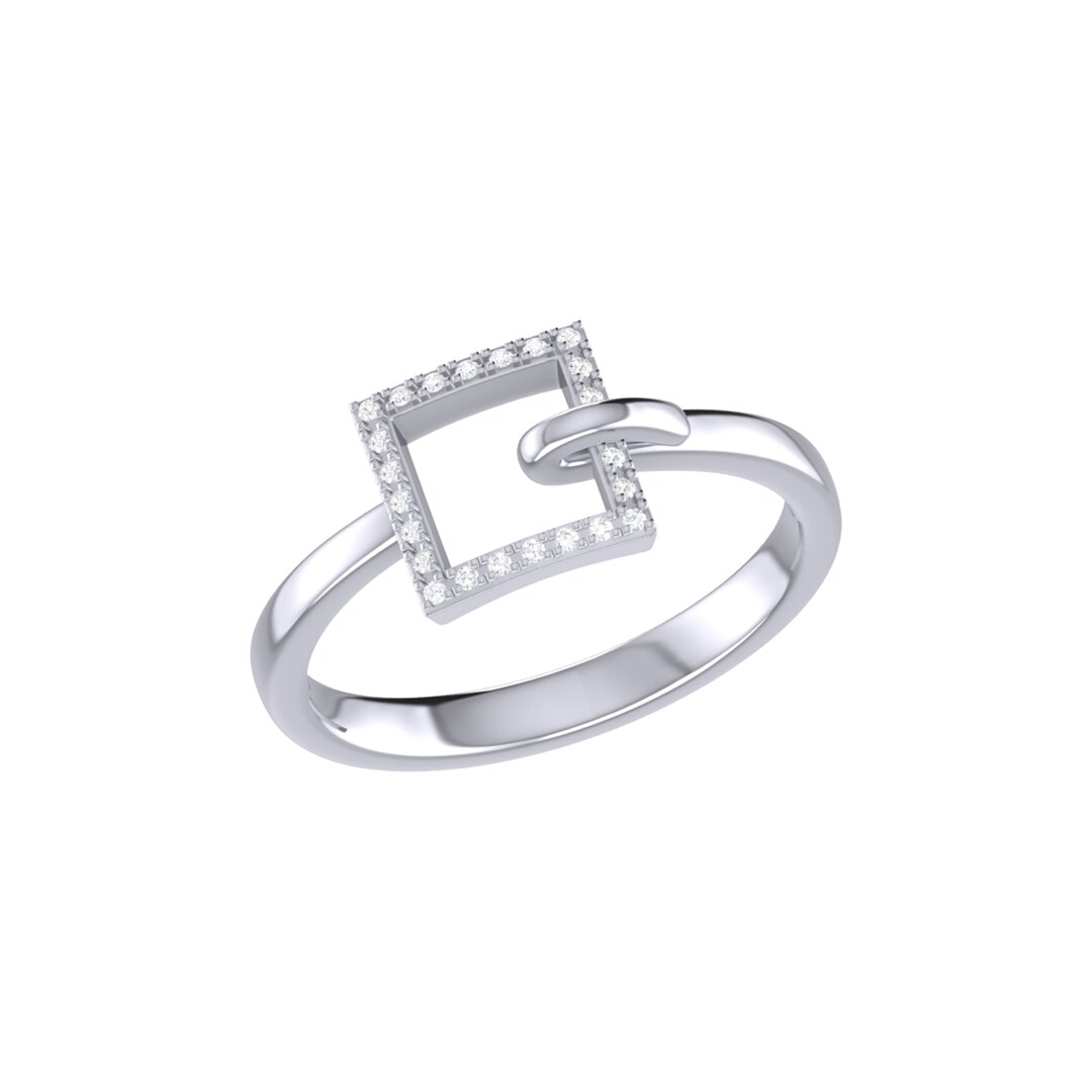 On the Block Ring in Sterling Silver - Etsy