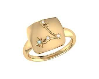 Pisces Gold Ring - Etsy