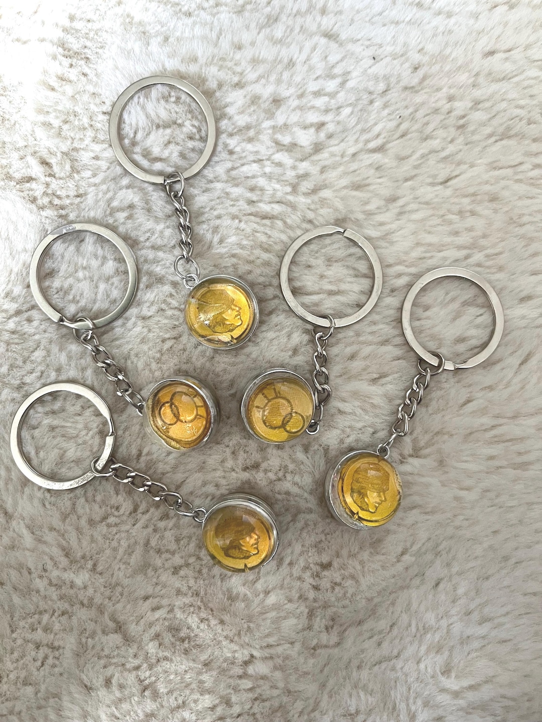 FEAR AND HUNGER - Glass Orb Keychain - Etsy