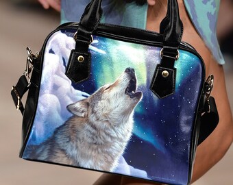 Wolf Shoulder Bag | Etsy