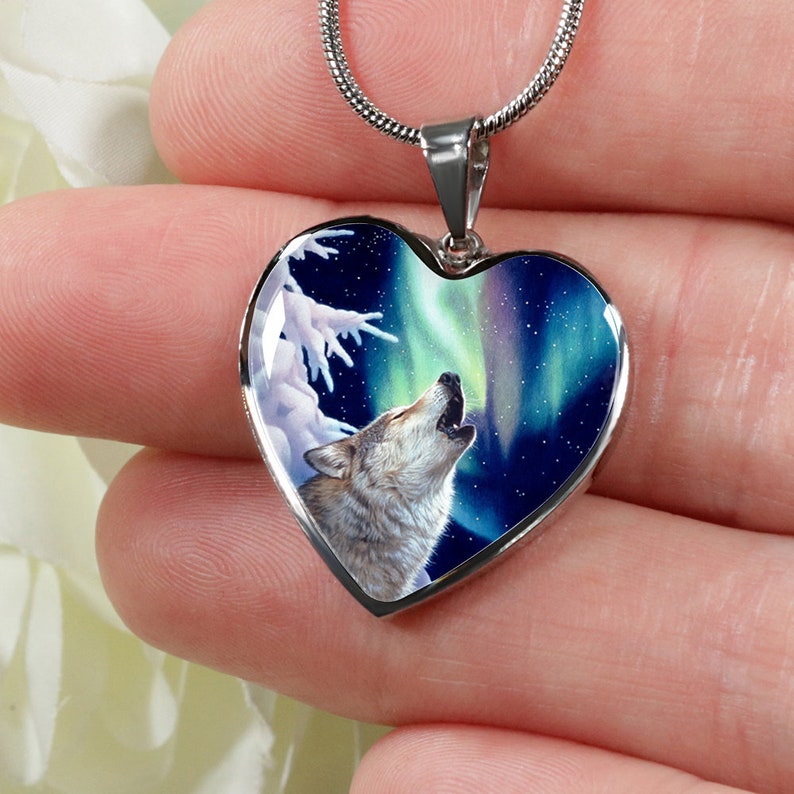 Wolf Necklace For Women T Idea For Wolf Lovers Etsy