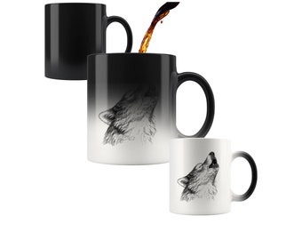 Wolf Coffee Mug | Etsy