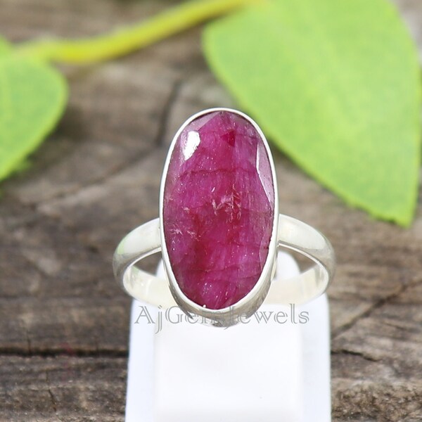 Large Ruby Ring - Etsy